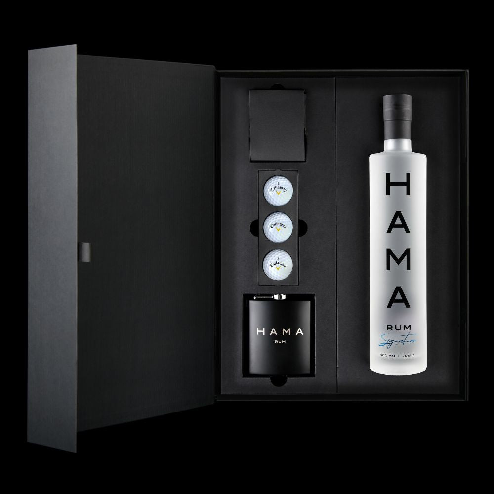 HAMA Rum Golf Set Gift Box